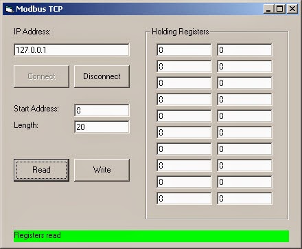 Modbus TCP VB6 Winsock - HadiSCADA