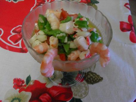 Pecaras de Gula: SALPICON DE MARISCO