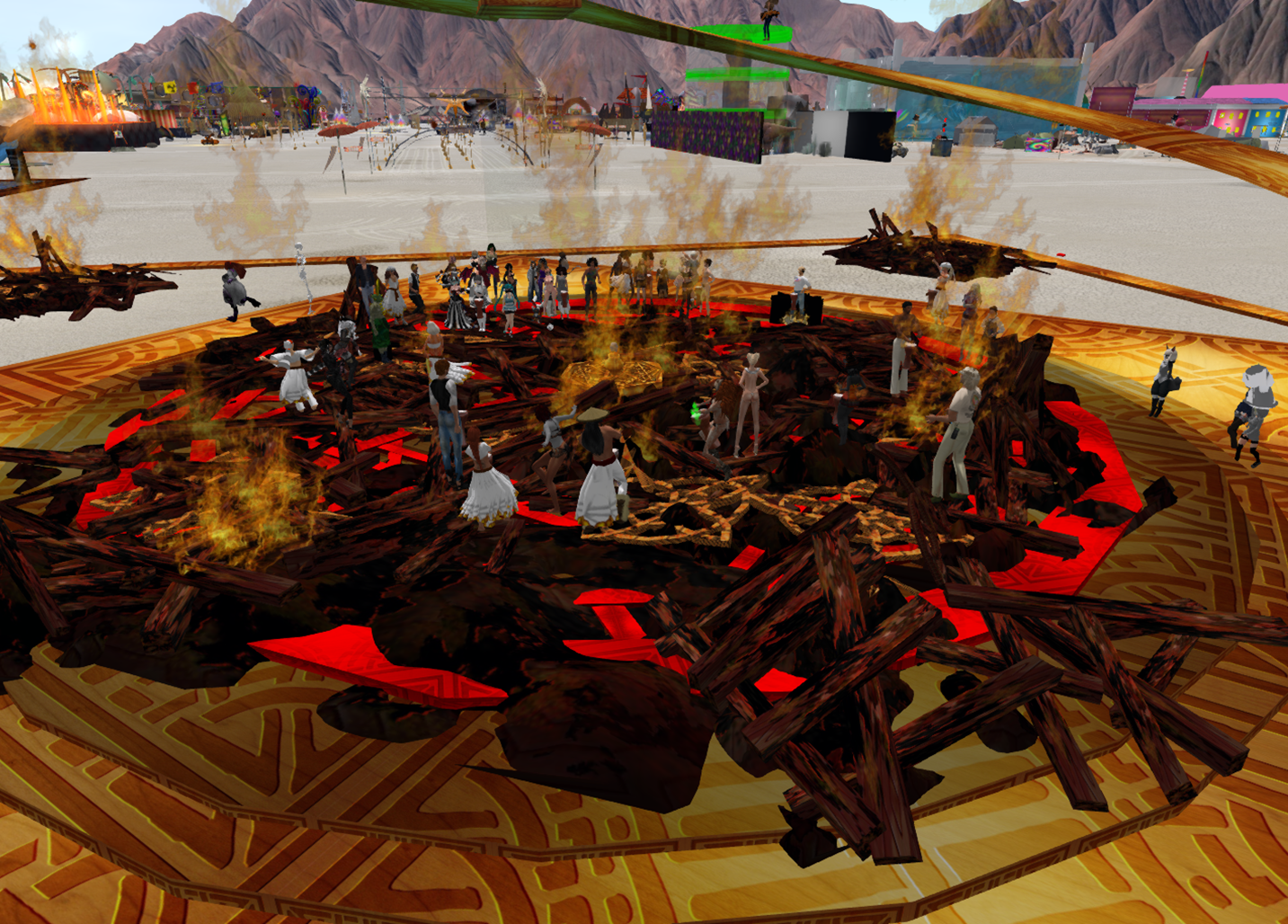 Leondra's Second Life: Temple Burn 2015