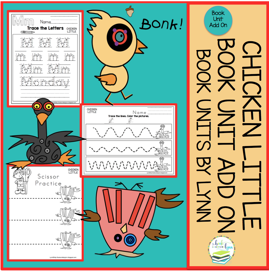 CHICKEN LITTLE BOOK UNIT ADD ON ~ Book Units by Lynn