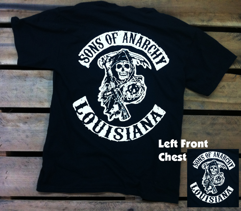 RIVAL: soa Sons of Anarchy Louisiana t-shirts