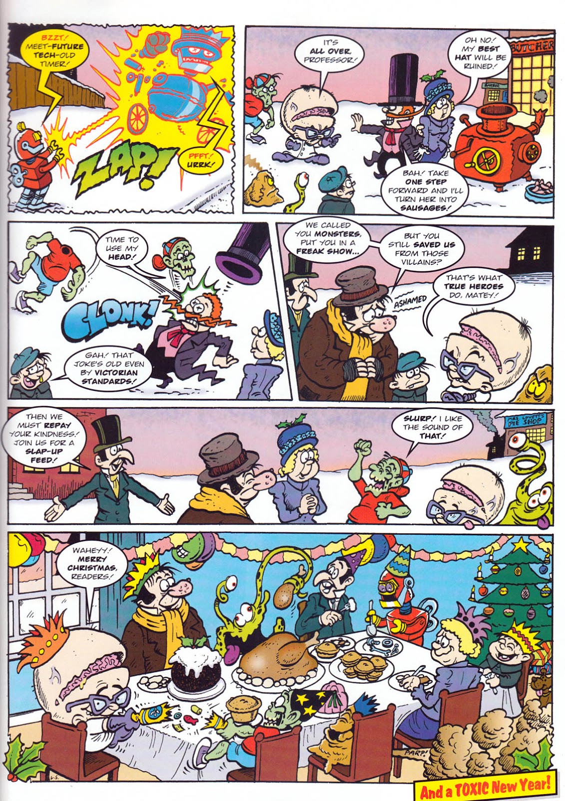 Lew Stringer Comics: Festive Flashback: TEAM TOXIC (2008)