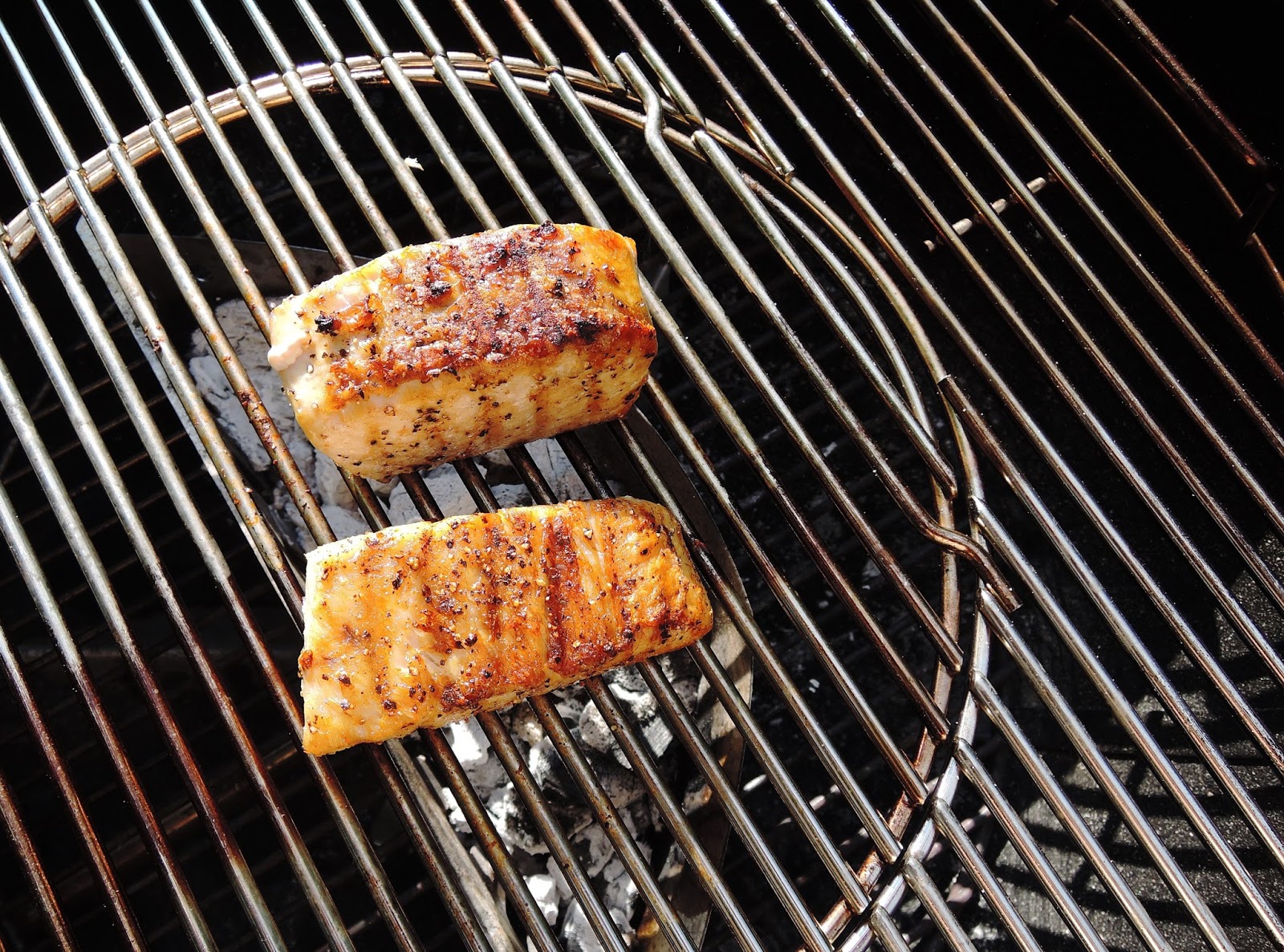 The Briny Lemon: Grilled Opah (Moonfish) with Apricot-Lemon Glaze