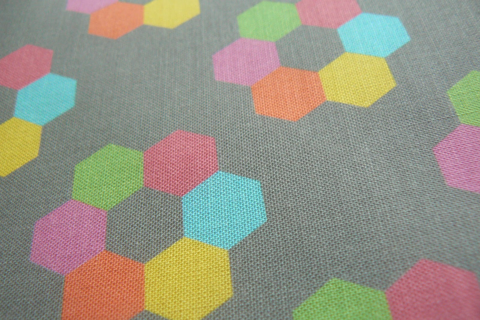 CurlyPops: New! Hexagon Fabric