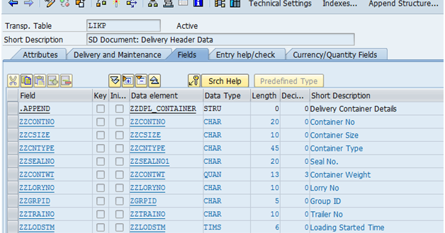 SAP ABAP: BADI: Add Header Custom Fields Tab in VL01N,VL02N,VL03N ( Delivery )