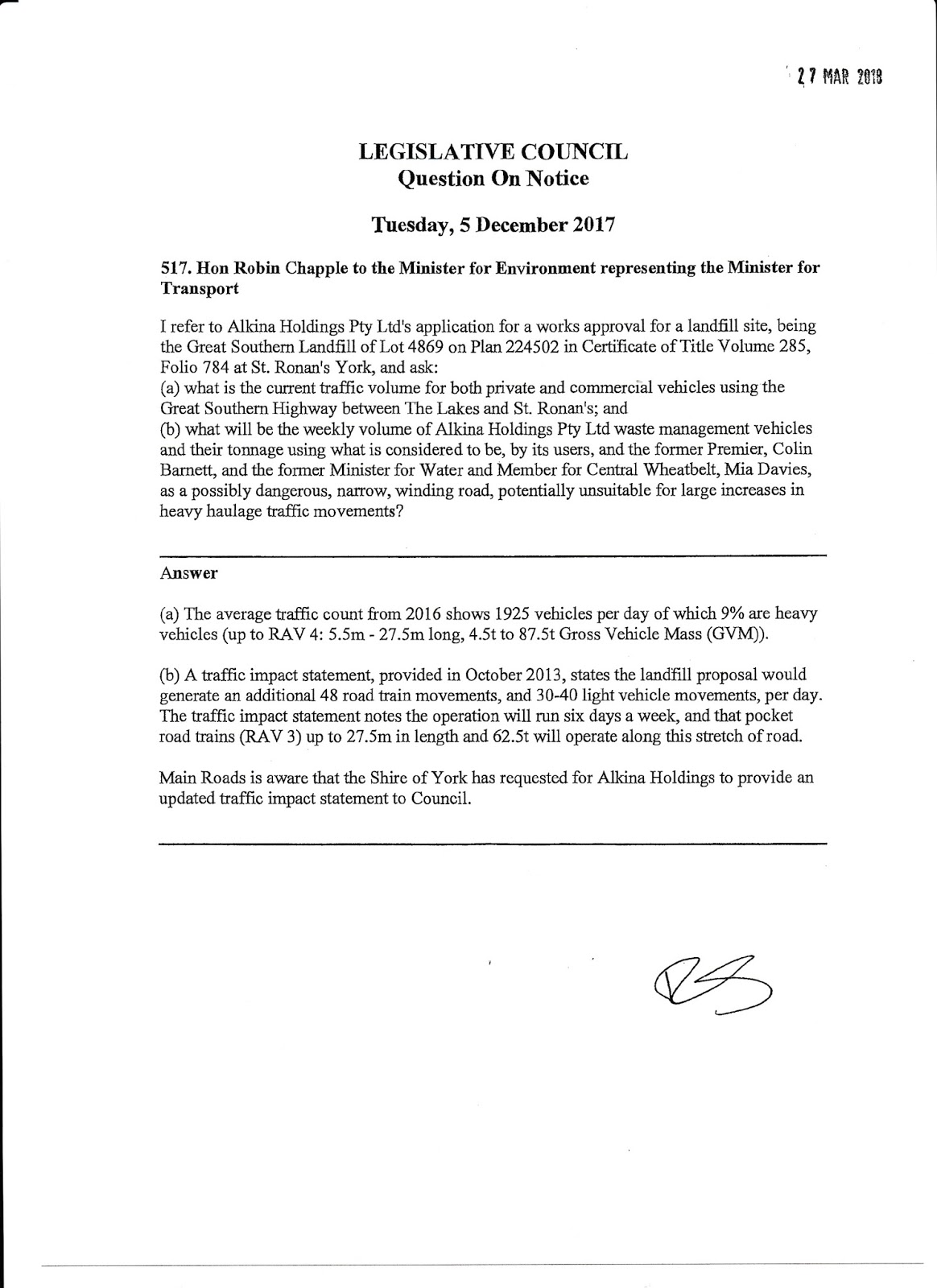 Shire of York: THE HIGHWAYMEN. An ode to Main Roads by Alfred Noyes