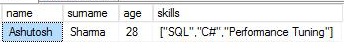 SQL Server 2016 - JSON support