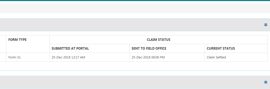 EMPLOYEE PROVIDENT FUND: EPFO STATUS SHOWING AS "CLAIM SETTLED" BUT ...