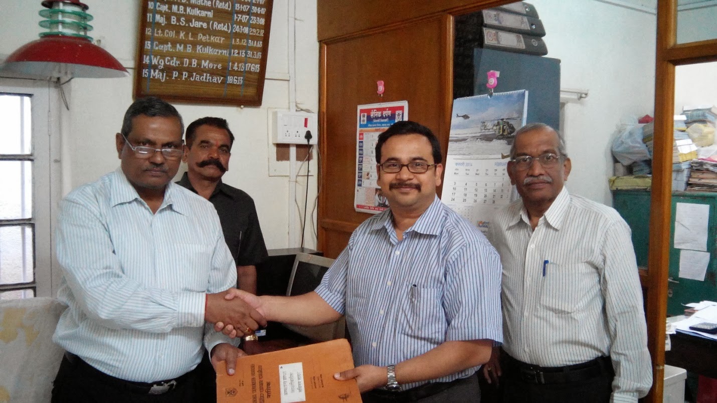 Department of Sainik Welfare Maharashtra: Handing Over Charge of ZSWO Nasik