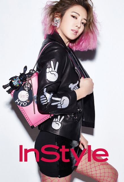 SNSD HyoYeon's pictures and interview from InStyle's March Issue ...