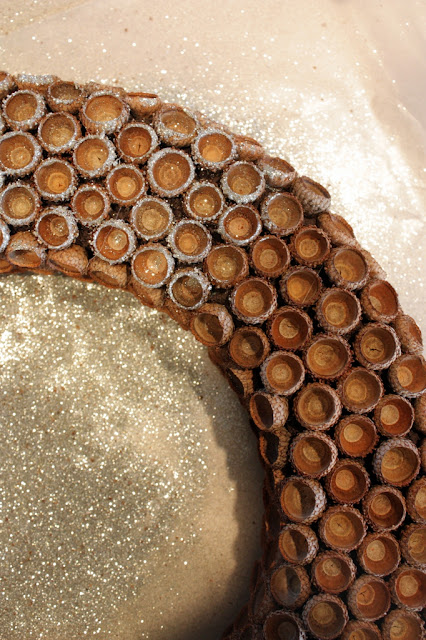 Sweet Something Designs: Acorn Cap Wreath (A Tutorial)