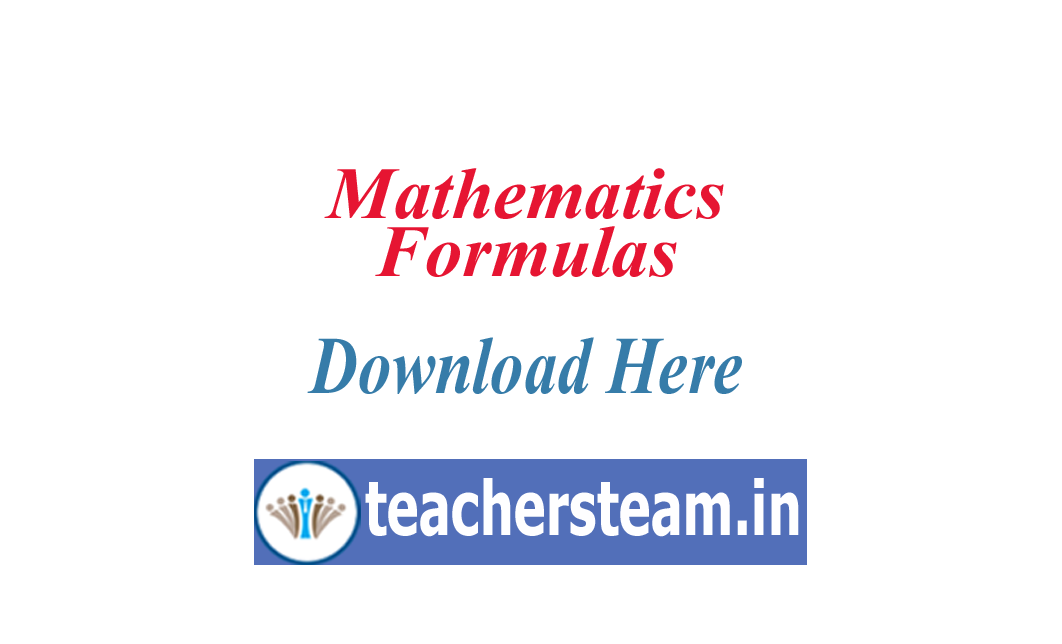Mathematics Formulas all at one place useful for SSC 10th Class ...