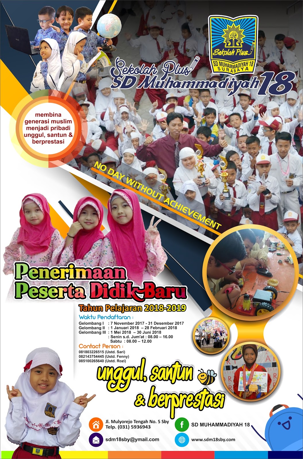 PPDB 2018-2019 - SD Muhammadiyah 18 Surabaya
