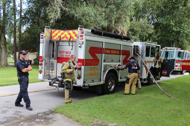 Polk County Fire Rescue At Kitchen Fire