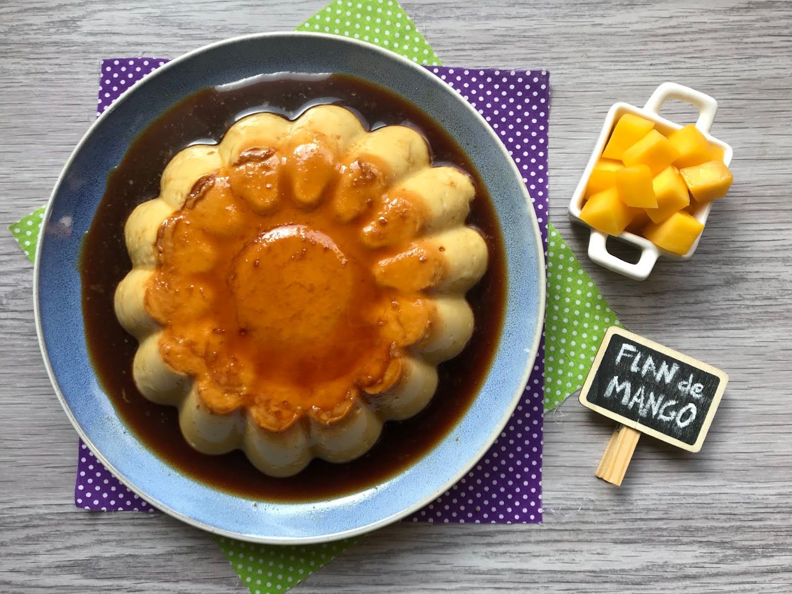 Flan de mango (con vídeoreceta). El Asaltablogs
