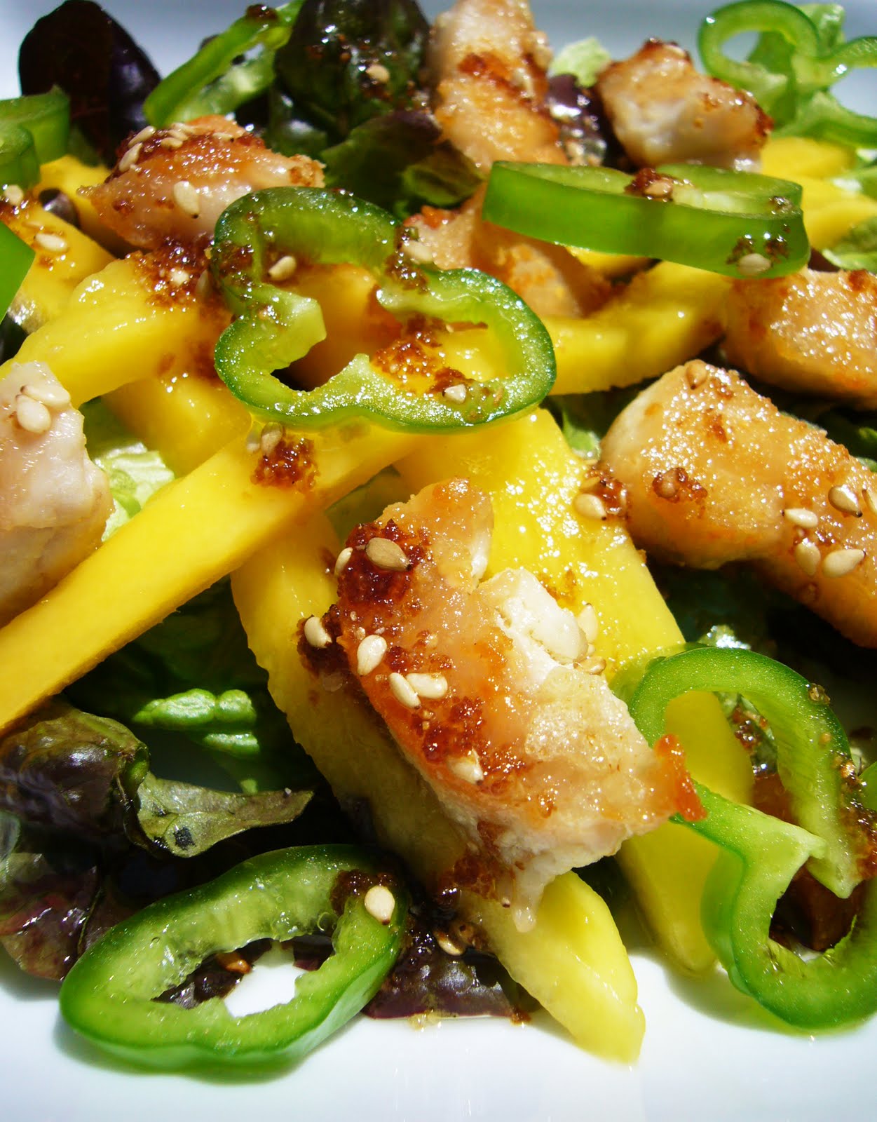 Las recetas de Lola: Ensalada de pollo y mango o "Pollimango Lolero"