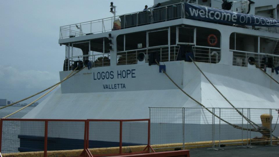 From this side: On Board the M.V. Logos Hope