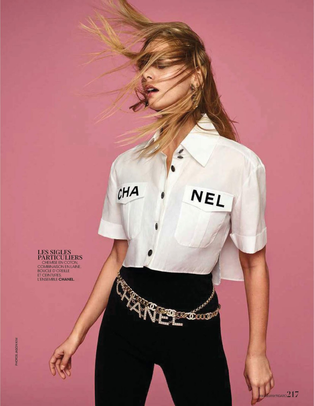 Dolores Fancy: De la pasarela al editorial - Chanel
