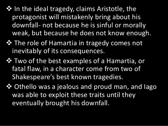 English Literature : what do you know about Hamartia?
