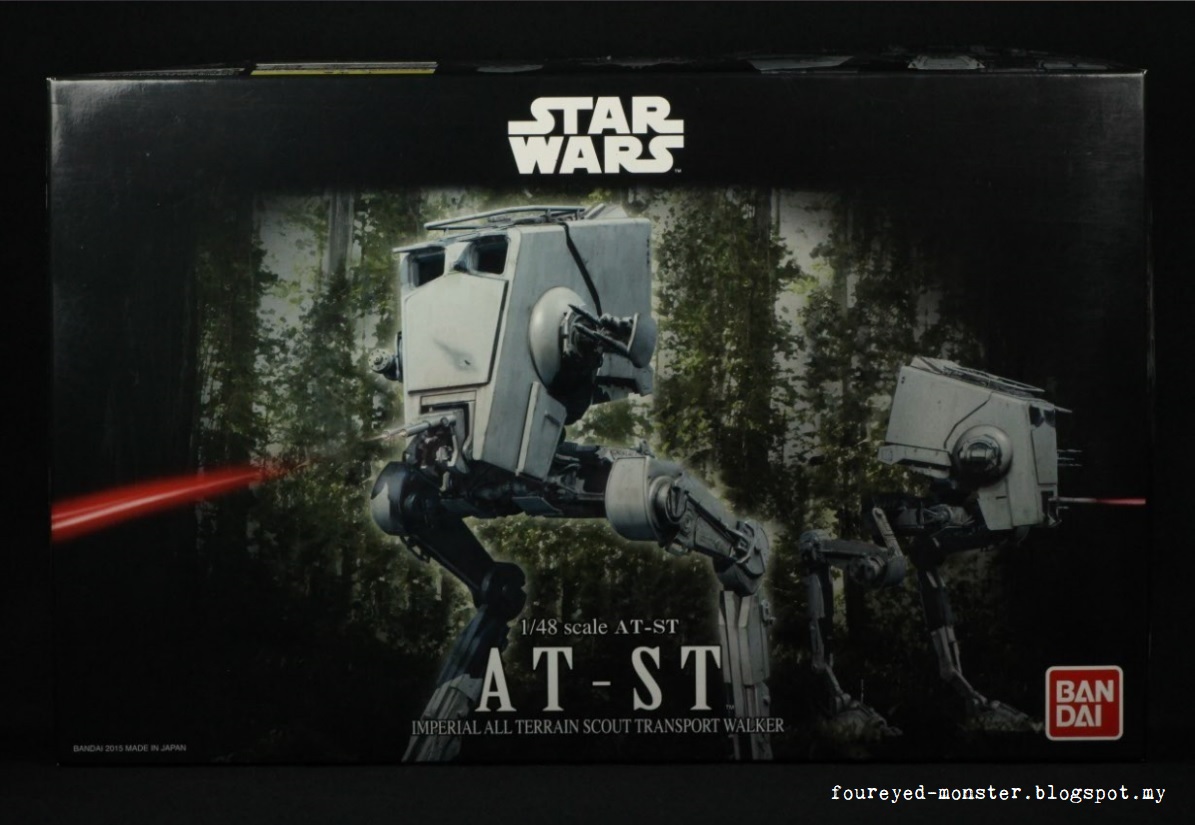 Art and Musings of a Miniature Hobbyist: Star Wars AT-ST - Bandai 1/48 ...