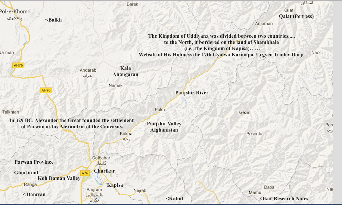 Okar Research: Charikar (Kapisa) and the Panjshir Valley