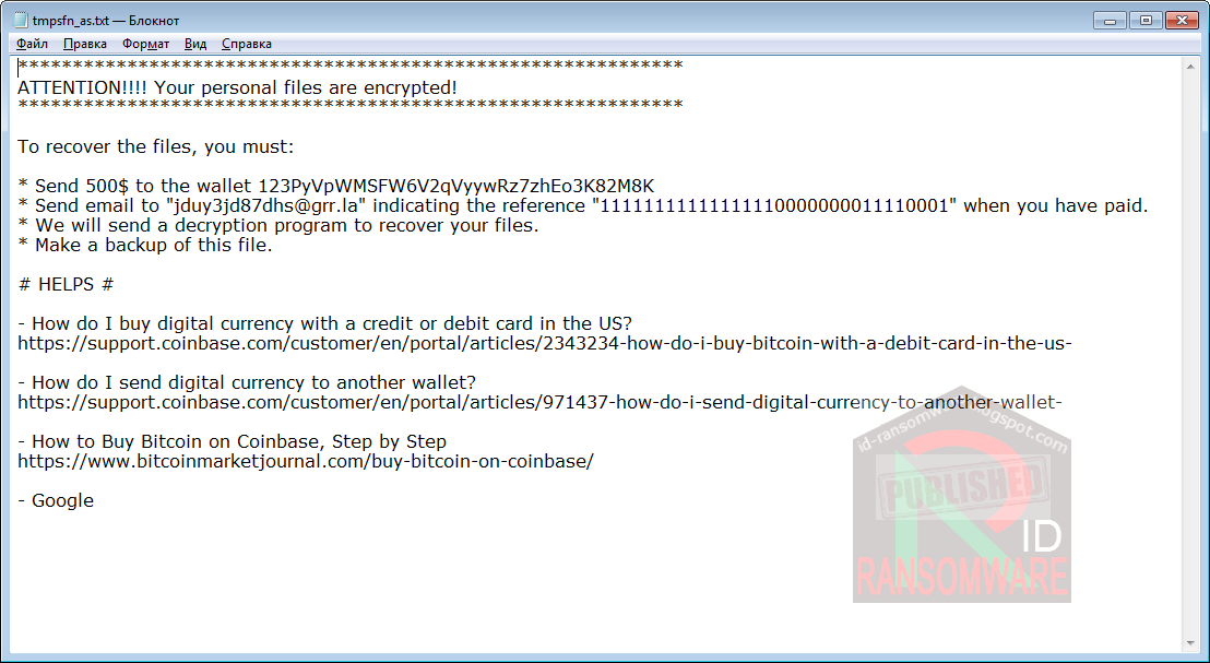 Шифровальщики-вымогатели The Digest "Crypto-Ransomware": 010001