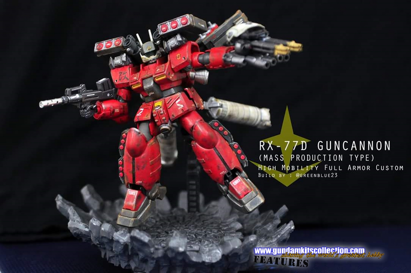 Custom Build: 1/144 Assault Guncannon - High Mobility Full Armor Custom