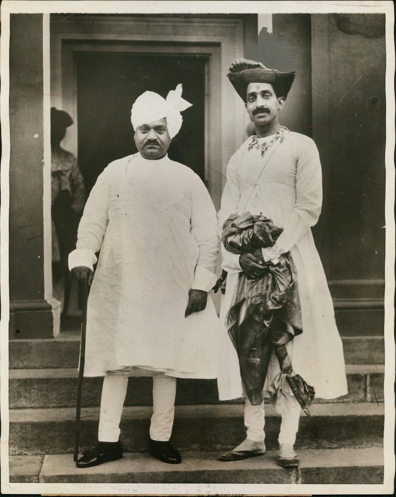 Maharaja of Indore Tukojirao Holkar III (Right) and his Brother (Left ...