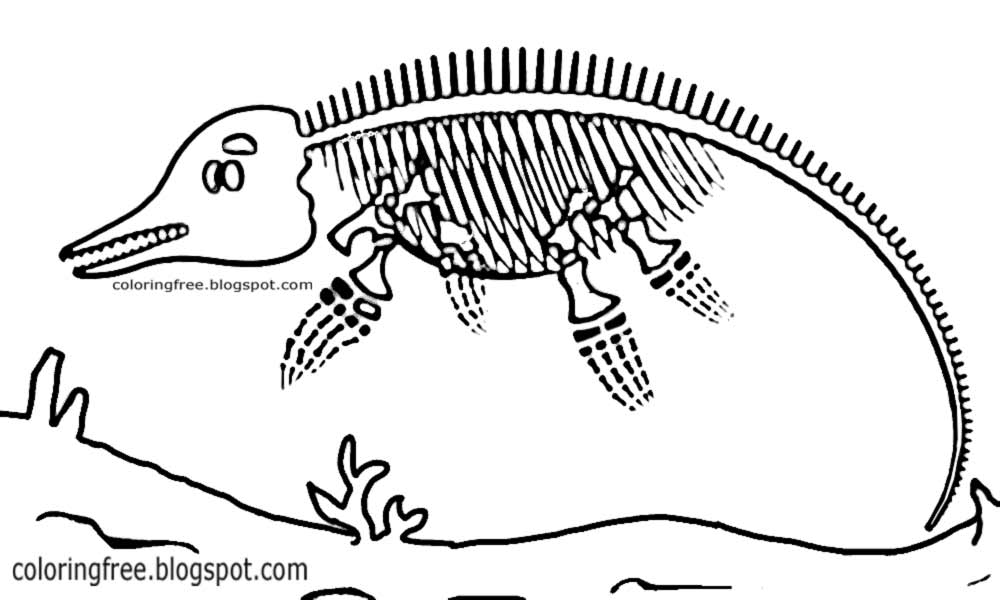 Ancient Sea Creatures Coloring Pages