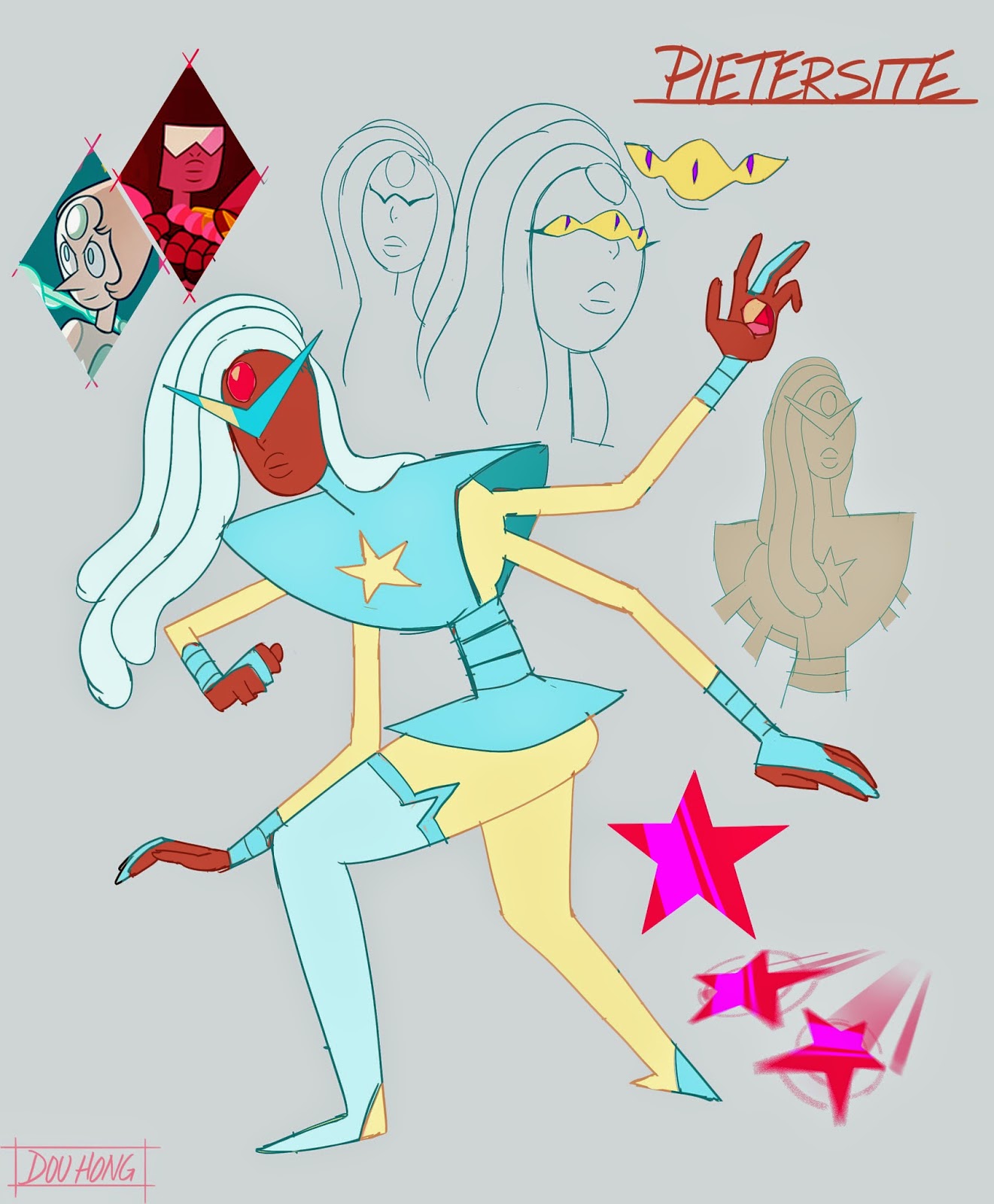 Dou Hong: Steven Universe: Garnet/Pearl Gem Fusion