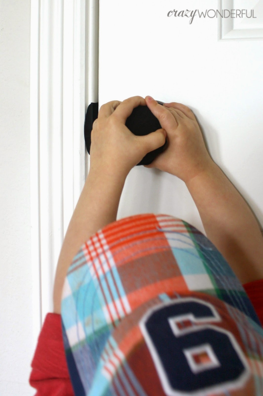 child proof door locks | with socks - Crazy Wonderful