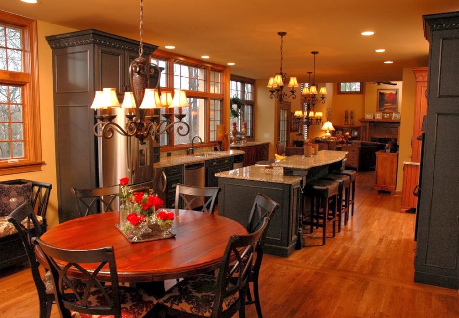 Blogging about Everything: Open kitchen: Makes your home look more ...