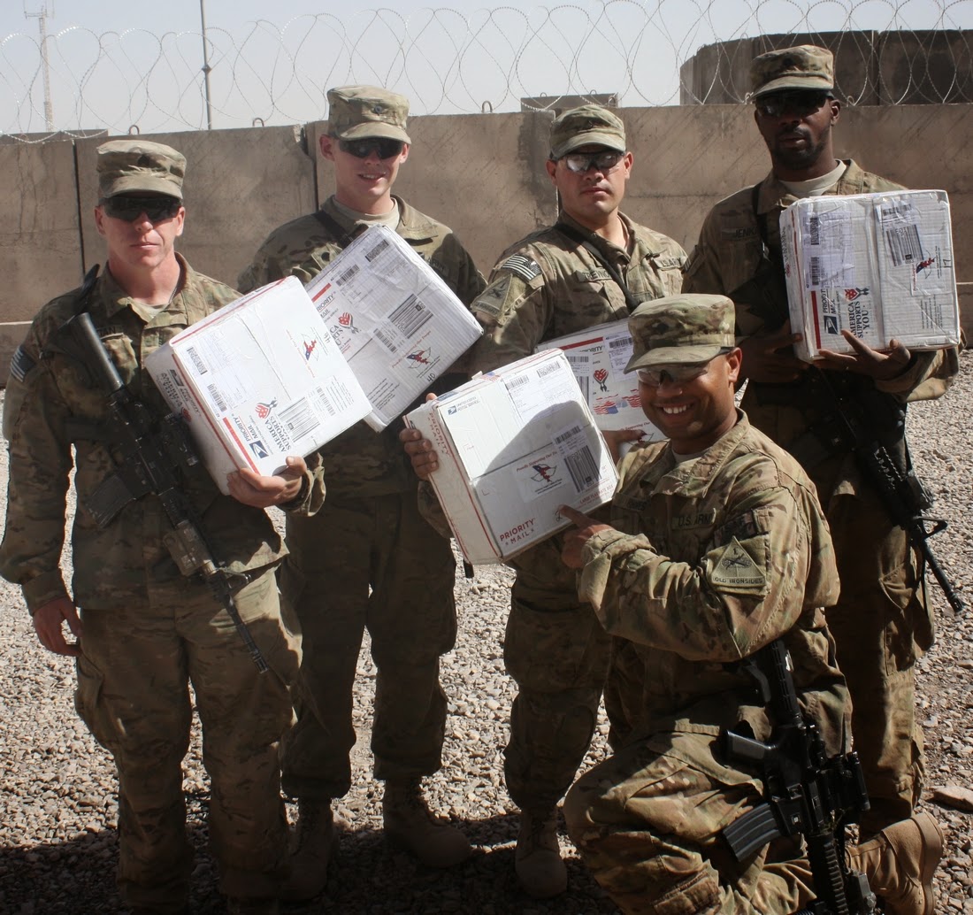 Care Packages for Soldiers: Fort Bliss Soldier sends photos of our care ...