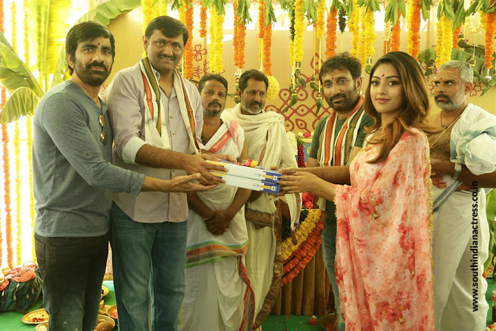 Anu Emmanuel stills at Amar Akbar Anthony Movie Launch - South Indian ...