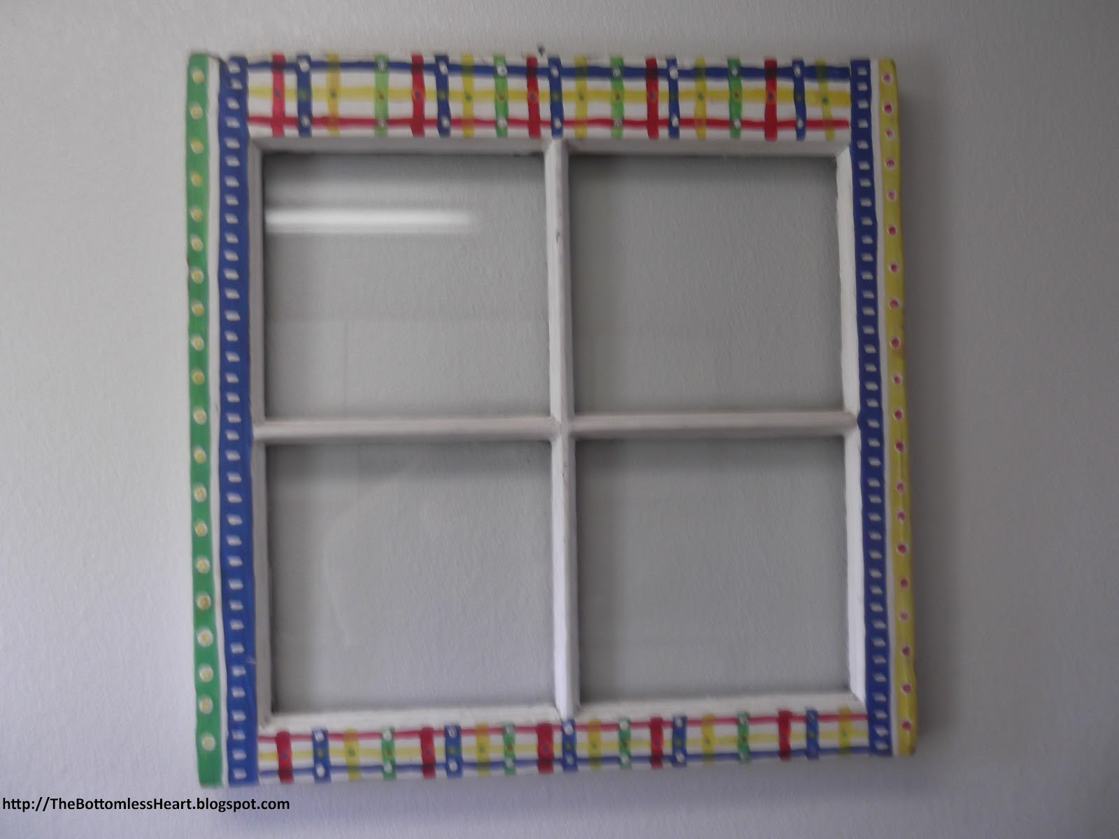 The Bottomless Heart: Frugal Decor - Getting Creative With Windows and ...