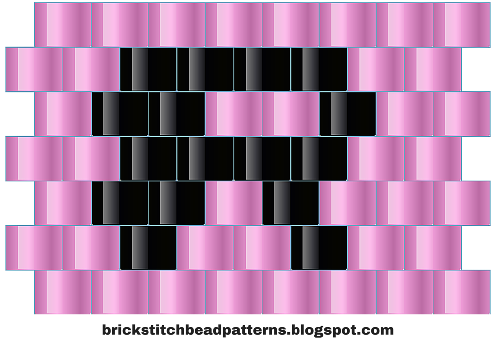 Brick Stitch Bead Patterns Journal: R - Alphabet 1 Free Brick Stitch ...