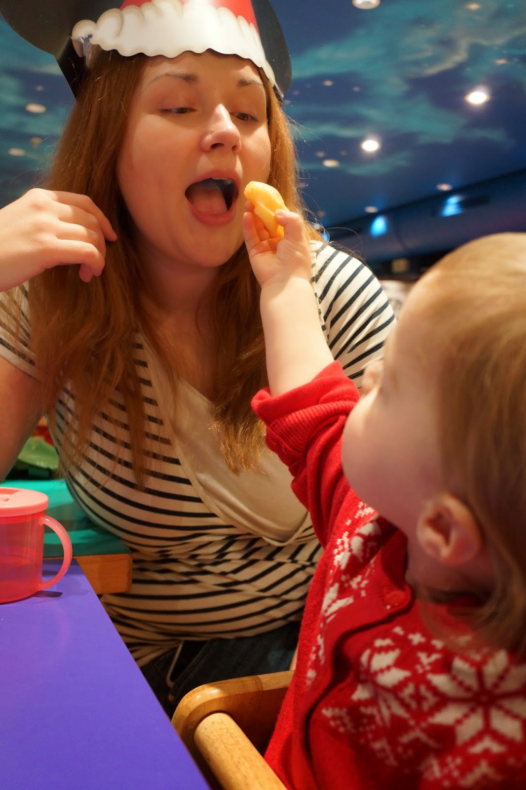 Feeding mummy - the ordinary moments