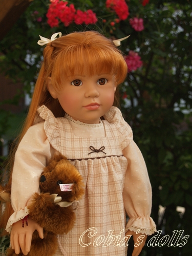 Cobia's Dolls: Götz ANNA-MARIA 2002 with Steiff Teddy