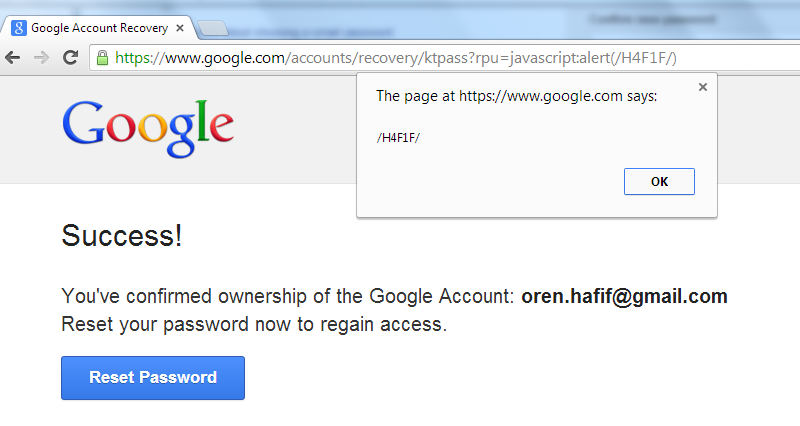 Hacking Gmail Accounts With Password Reset System Vulnerability