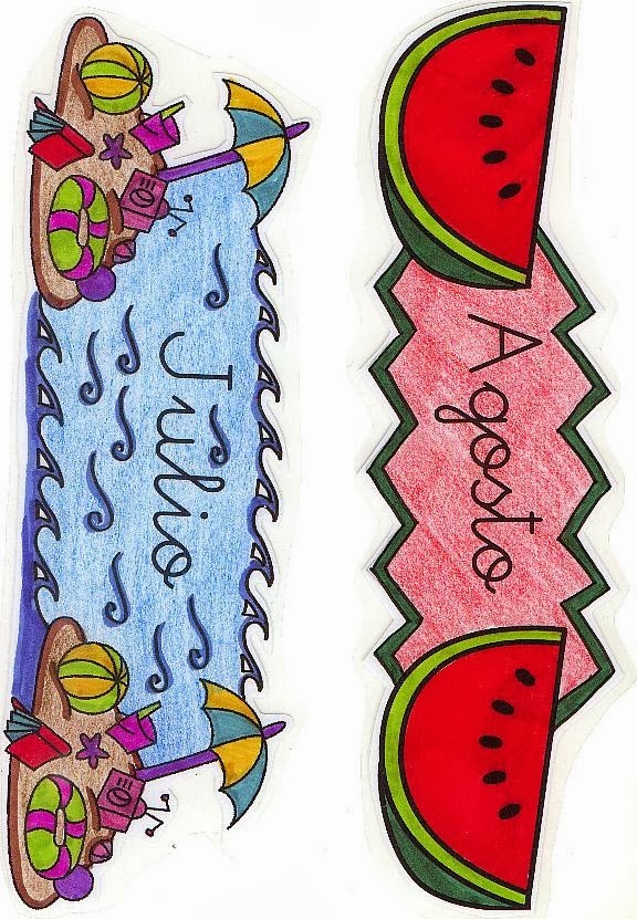 ESOS LOCOS BAJITOS DE INFANTIL: CARTELES MESES DEL AÑO