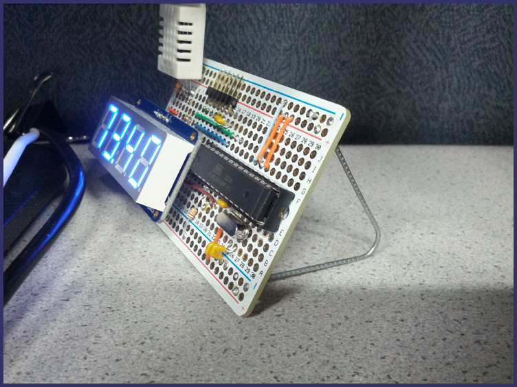 Techunboxed: Tempduino - Arduino Based Temp and Humidity Display