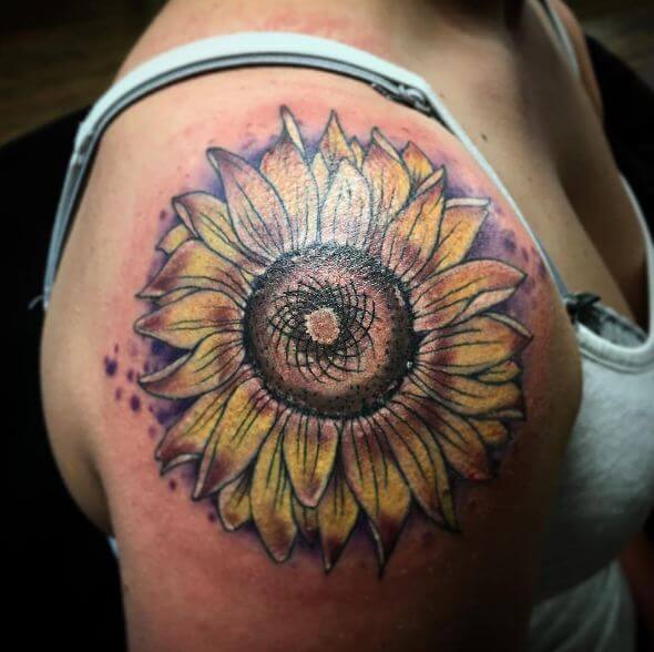230+ Simple Sunflower Tattoo Designs With Meanings (2019) Small Unique ...