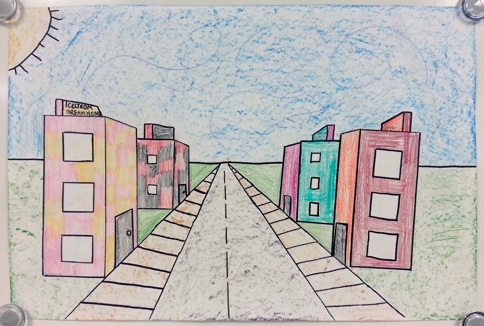 One Point Perspective Drawing Images And Photos Finder