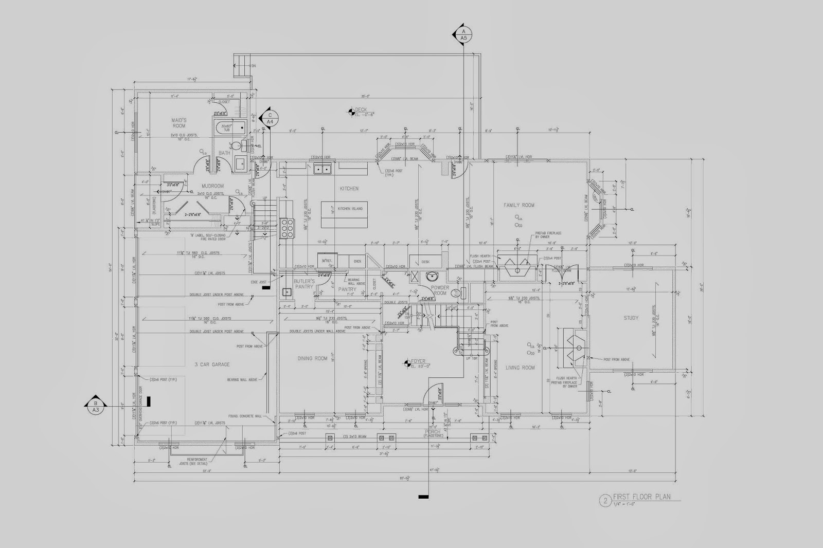 Autocad Construction Drawings