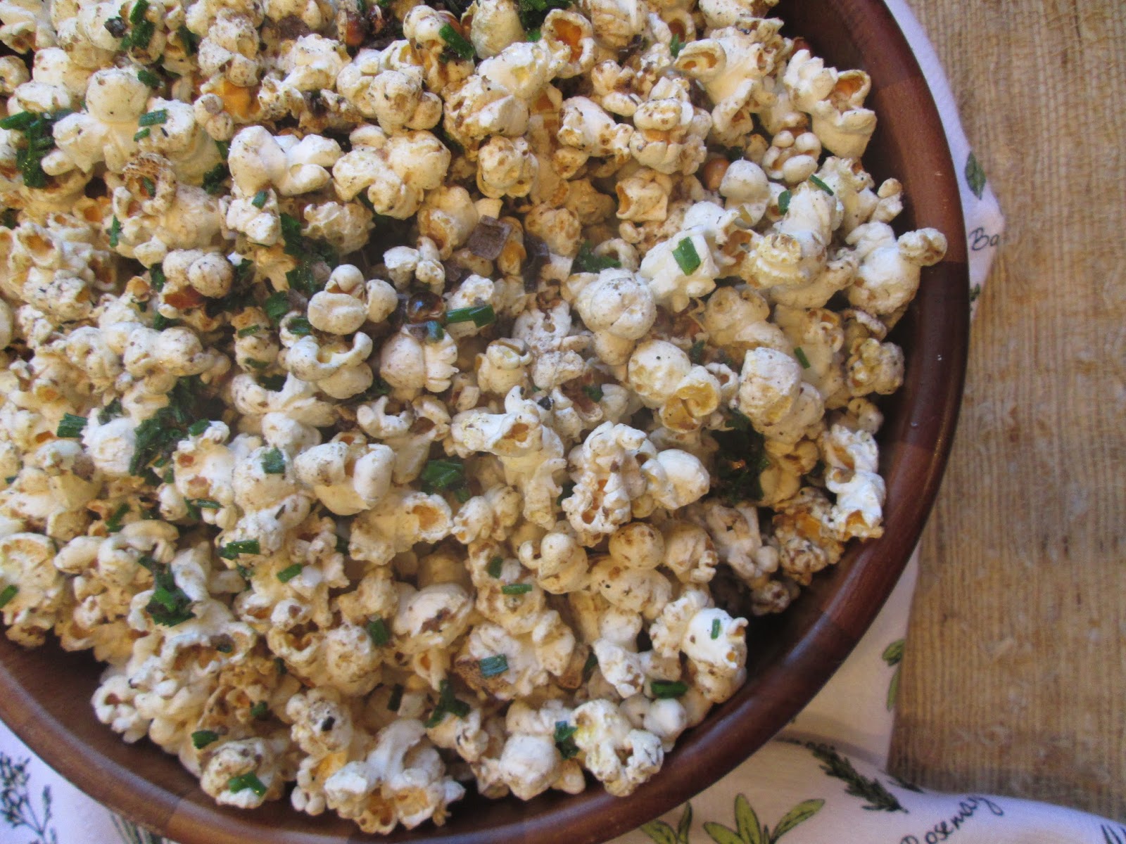 Stirring the Pot: Heidi Swanson's Popcorn {with Mustard, Thyme, Chives ...