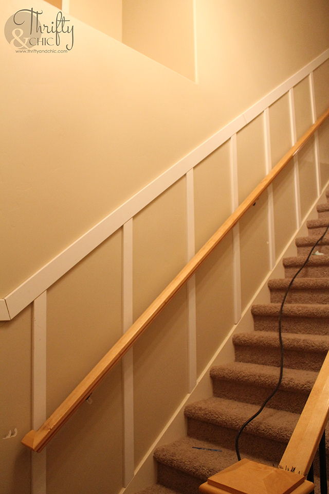 DIY Board and Batten Staircase Makeover