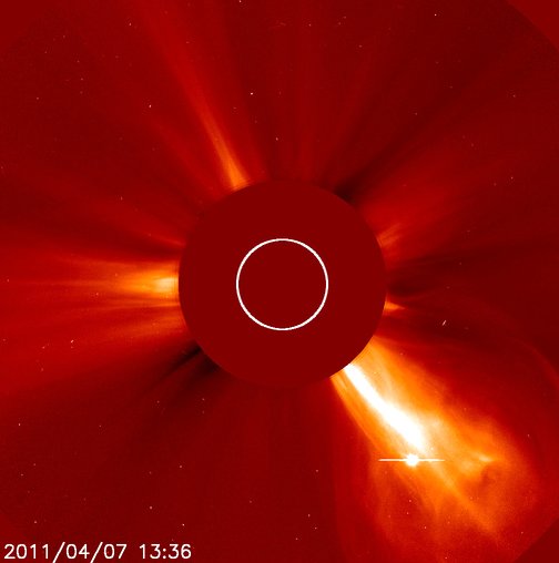 Suburban spaceman: Huge Eruption in latest Lasco C2 images