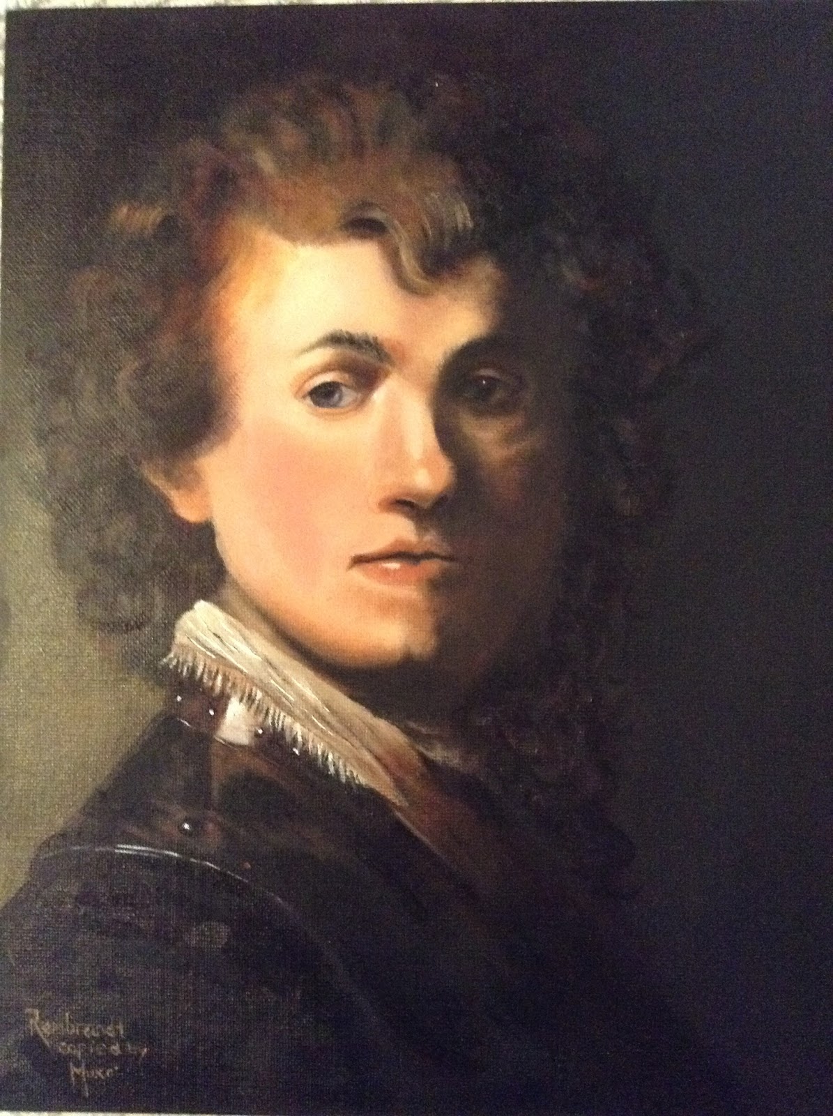 Pastels by H. Muxo: Rembrandt Study