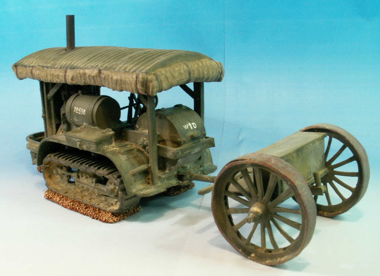 Over Open Sights: 1st Corps Holt Artillery Tractor, a scratchbuilt ...