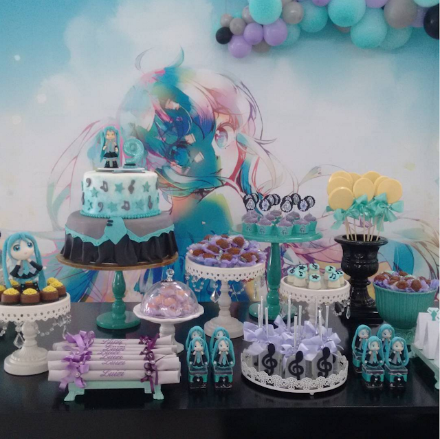 Ideas para una Fiesta temática Hatsune Miku Vocaloid